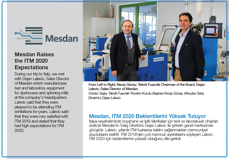 Mesdan: 67 Years of Experience in Production of Quality Control ...