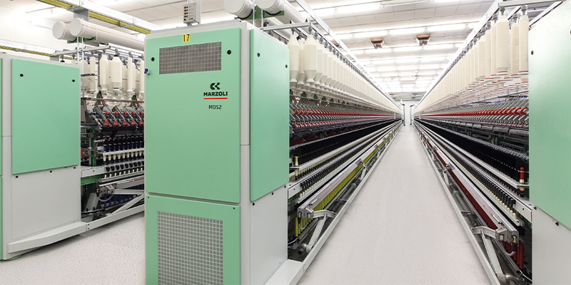 Marzoli was at ITMA 2023 with the State-of-the-Art FTM320 Roving Frame ...